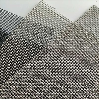 0.1m-2m Width 24 Mesh Stainless Steel Screen Midge Proof Mesh Silver Color