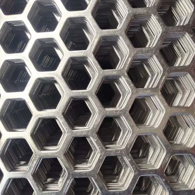 Round Hole Punched Perforated Aluminium Screens