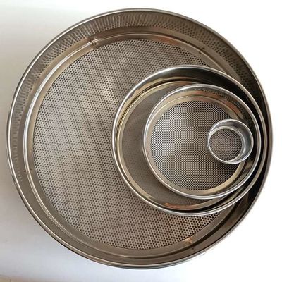 200mm 250mm Fine Wire Mesh Sieve Cement Sieve Precision Filtration