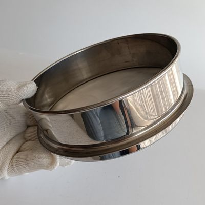 200mm 250mm Fine Wire Mesh Sieve Cement Sieve Precision Filtration