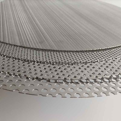 Round Hole Punched Perforated Aluminium Screens