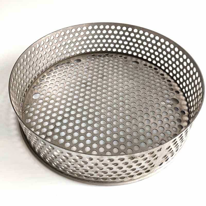 Perforated Round Hole Sieve Style Filter Screen Mesh Easy To Clean