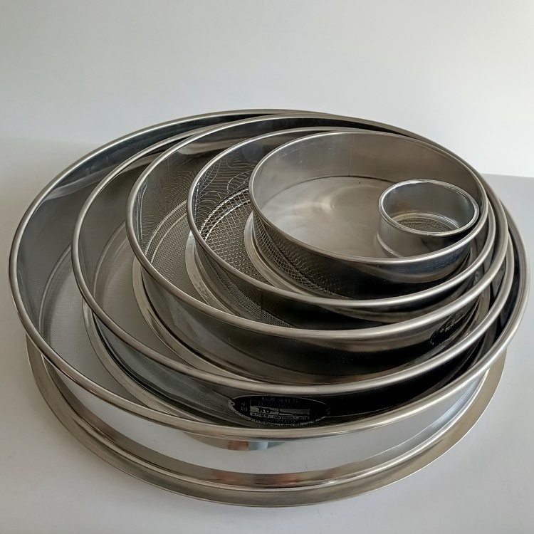 SS304 Interchangeable Laboratory Test Sieves ASTM Particle Filter Standard