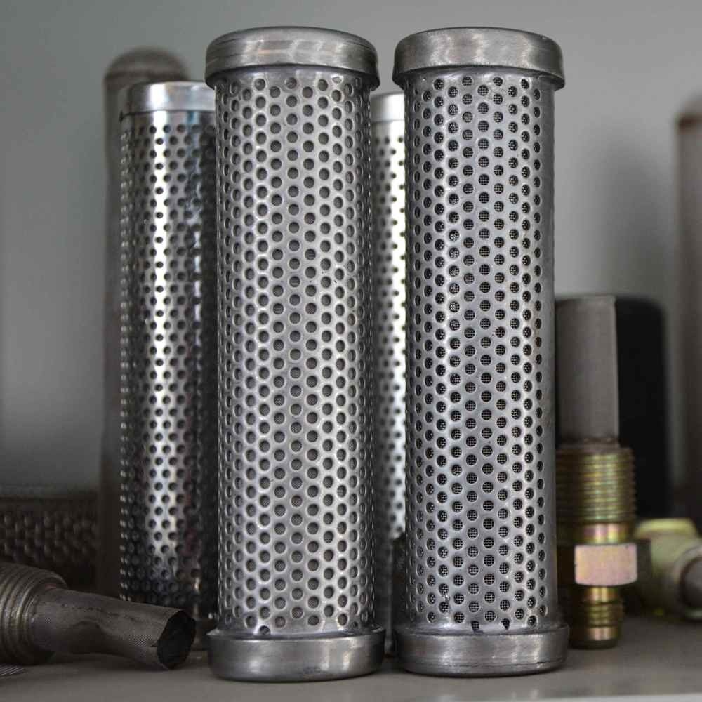 SS316L Perforated Metal Filter Screen Mesh Cylinder anti rust With Fine ...