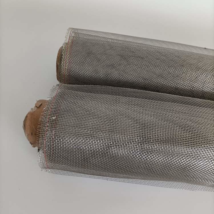 0.1m-2m Width 24 Mesh Stainless Steel Screen Midge Proof Mesh Silver Color