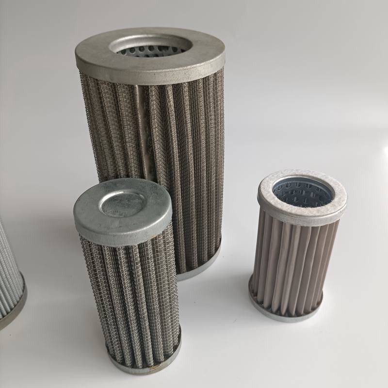 SS304 SS316 Industrial Hydraulic Oil Filter Element Multi Layers Wire ...