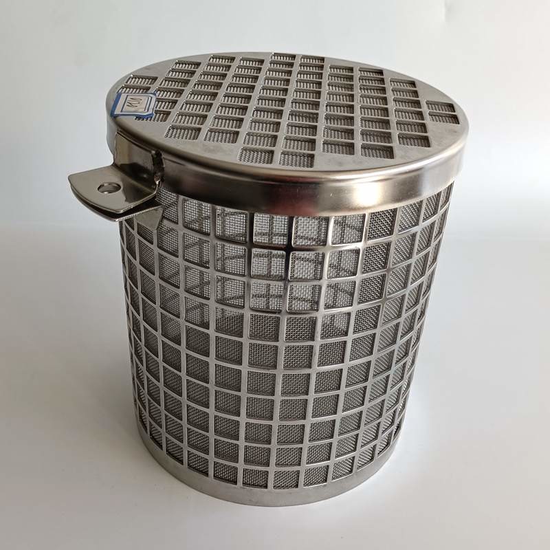 316 Stainless Steel Cylinder Perforated Filter Screen Mesh Two Layer ...