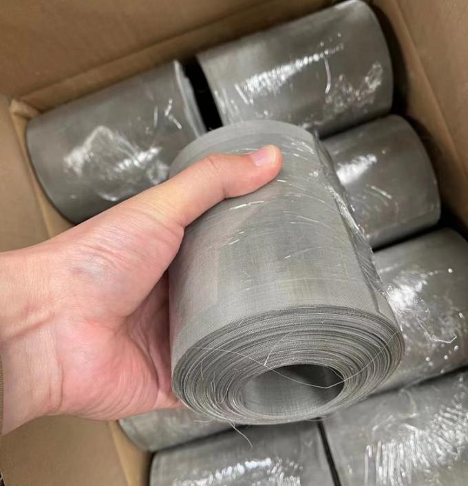 1m-1.6m 30 Micron Stainless Steel Mesh 304 Stainless Steel Woven Wire Mesh