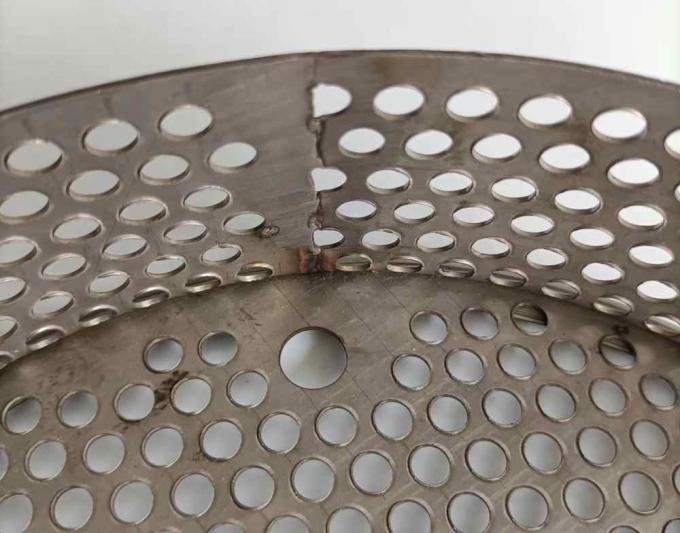 Perforated Round Hole Sieve Style Filter Screen Mesh Easy To Clean
