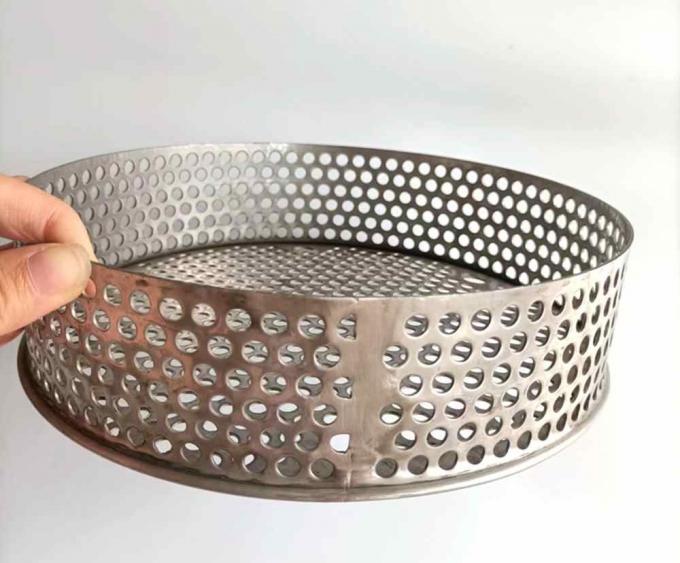 Perforated Round Hole Sieve Style Filter Screen Mesh Easy To Clean