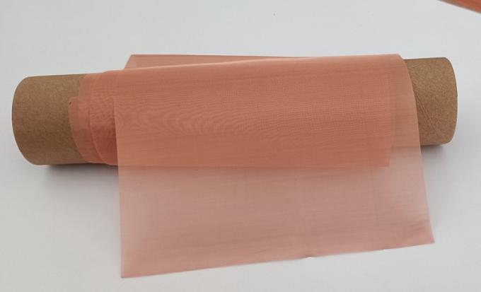 Oxygen Free Plain Weave Copper Mesh Fabric