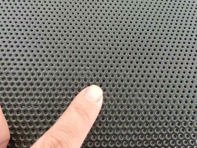 Round Hole Punched Perforated Aluminium Screens