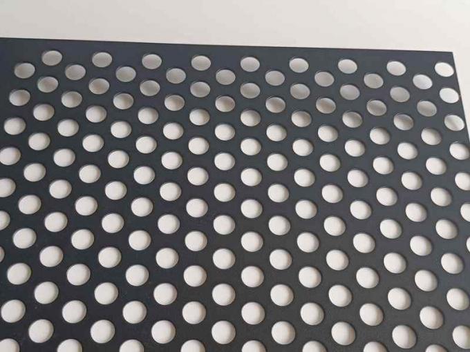 Round Hole Punched Perforated Aluminium Screens