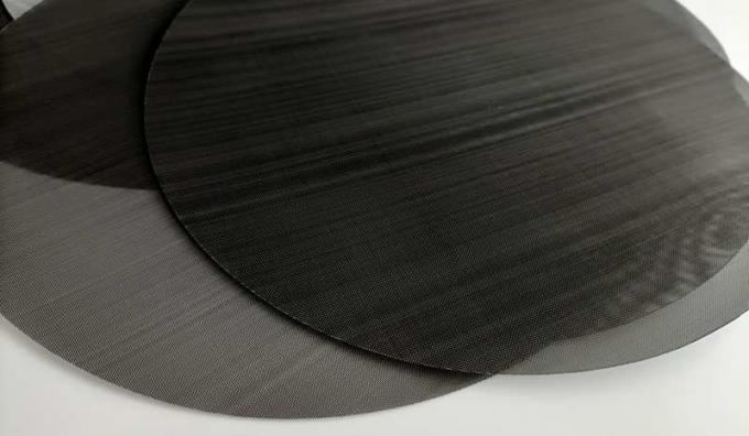 Plain Woven 0.914m-1.2m Black Metal Mesh Screen