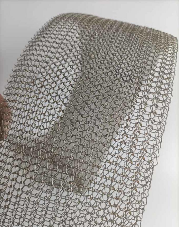 Oil Gas Filter Stainless Steel Knitted Wire Mesh 2x3mm 4x5mm