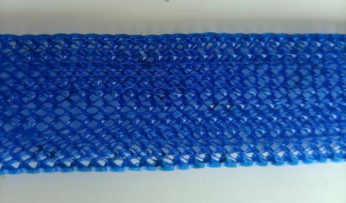 Acid Resistant Polypropylene PP Wire Mesh 20mm Blue Knitted Wire Mesh