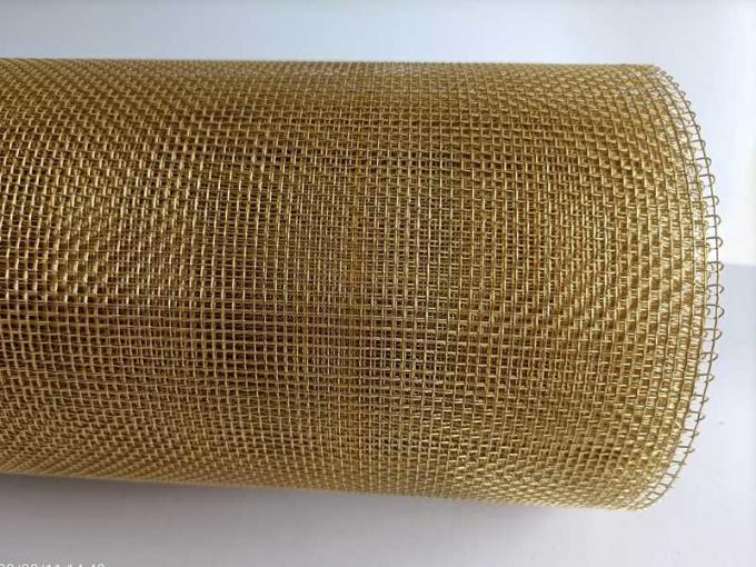 30% Zinc 70% Copper Metal Mesh Sheets 100 Mesh Copper Screen For Aerospace