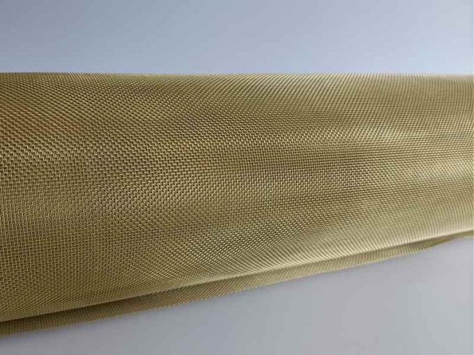 Plain Woven 65 70 80 Mesh Ultra Fine Copper Mesh Screen Brass Wire Cloth