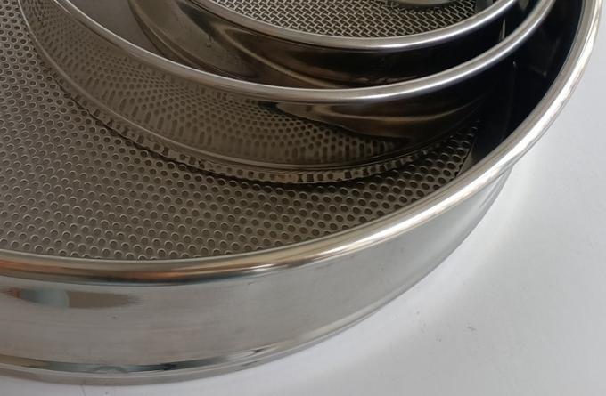 100mm 150mm Perforated Sieving Screen Mesh Filter Sieve