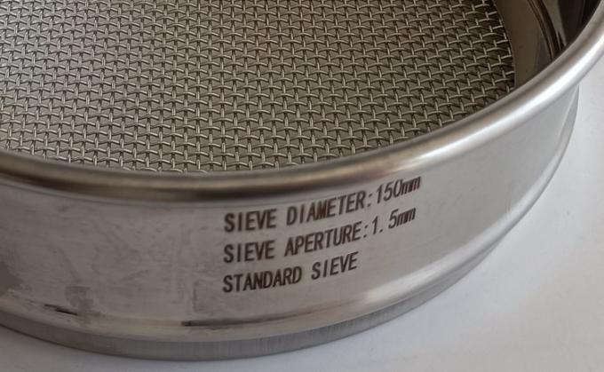 Double Layer Frame 20cm Pharmaceutical Sieves 150 Micron Sieve