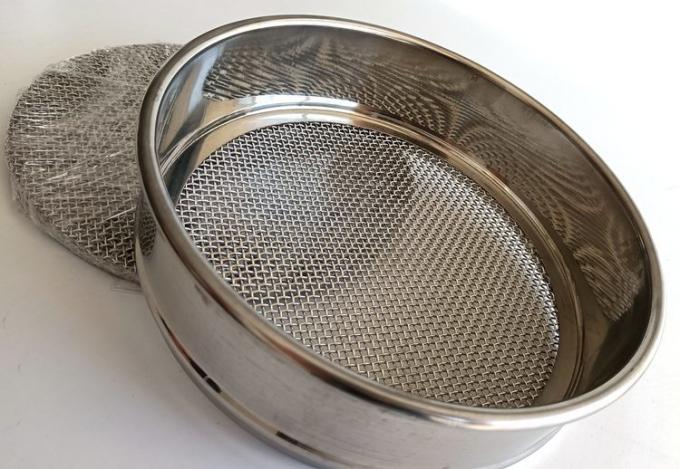 Double Layer Woven Wire Mesh Sieves Square Hole And Perforated Plate