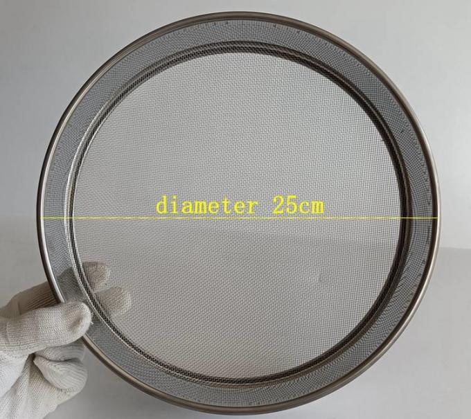 Single Layer 250 Micron Mesh Sieve Laboratory Sample Sieve Handmade