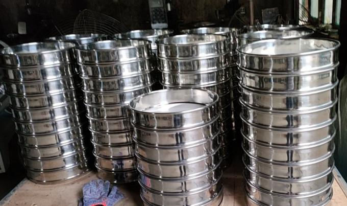 SS304 Interchangeable Laboratory Test Sieves ASTM Particle Filter Standard