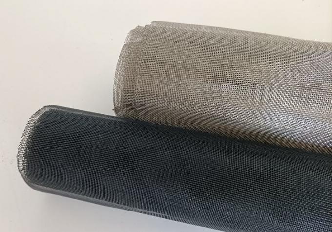0.15mm-0.45mm Black Stainless Steel Window Screen