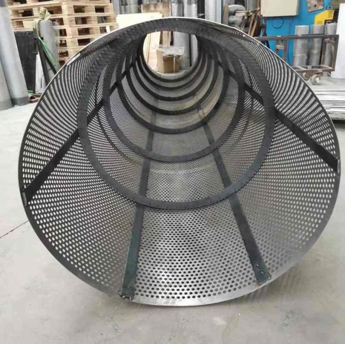 Silver Stainless Steel 304 316 Perforated Wire Mesh Anti Corrosion