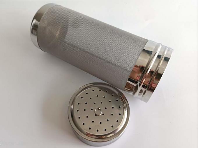 400 300 Micron Stainless Steel Wire Mesh Cylinder Filter Mesh Beer ...
