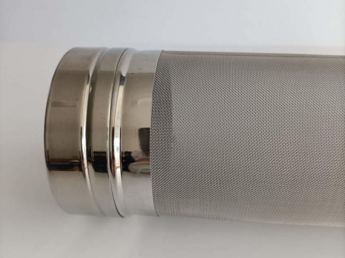 400 300 Micron Stainless Steel Wire Mesh Cylinder Filter Mesh Beer ...