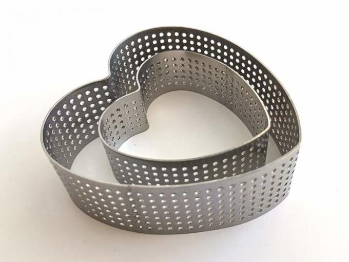 Heart Shape Perforated Metal Filter Screen Mesh Heat Resistance