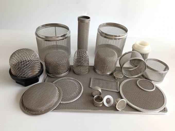 SS316L 304 Wire Mesh Basket Strainer